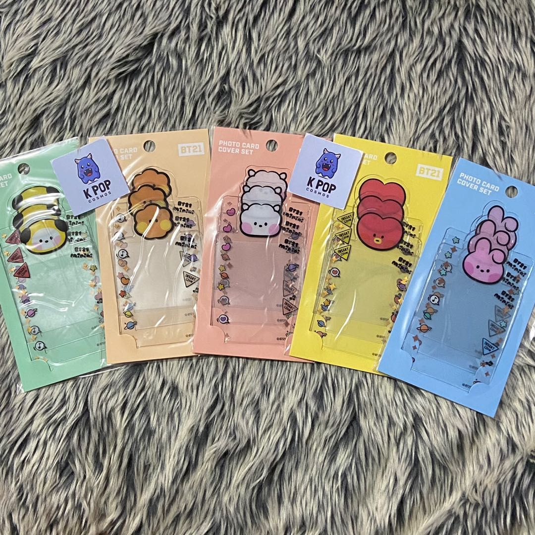 BT21 MININI PHOTOCARD COVER SET, Hobbies & Toys, Memorabilia ...
