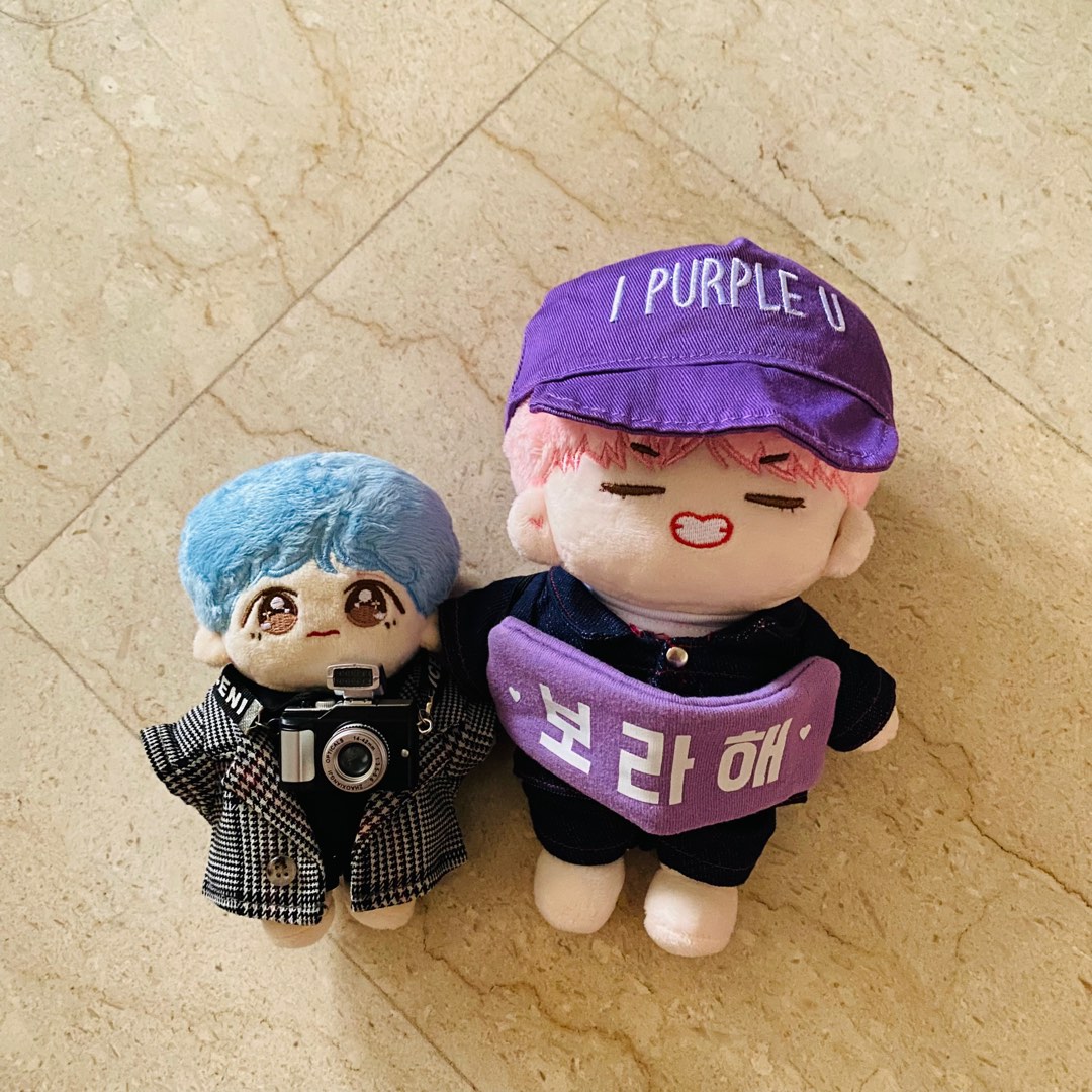 bts v taehyung 20cm & 15cm dolls, Hobbies & Toys, Memorabilia ...