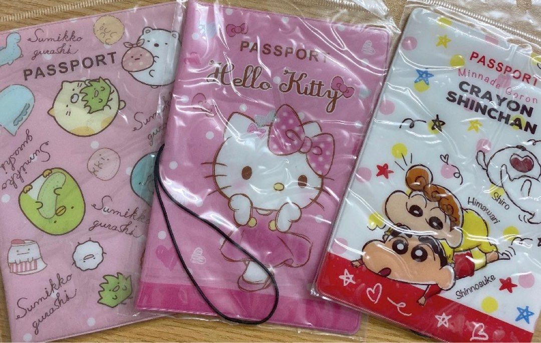 cartoon characters passport cover, Hobbies & Toys, Travel, Travel ...