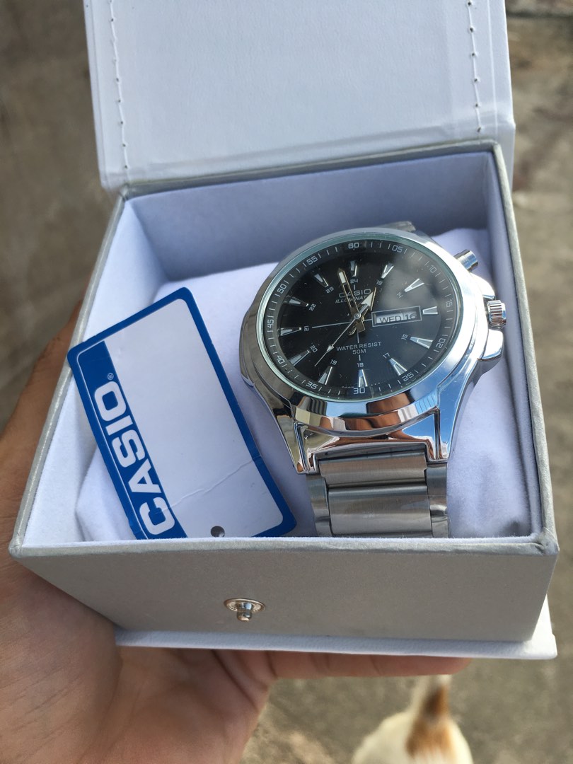 Casio Iluminator Stainless Luminous Watch For Men, Men's Fashion ...