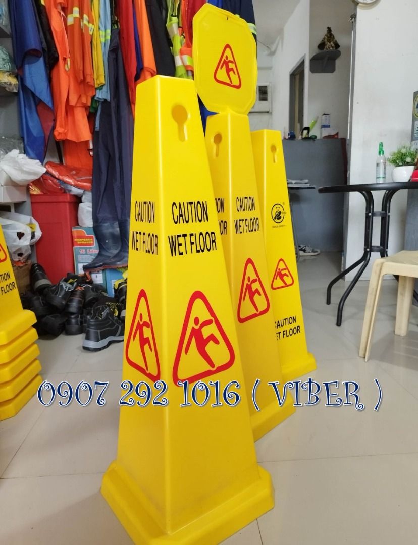 Caution wet floor 36" signage 15, Furniture & Home Living, Cleaning ...