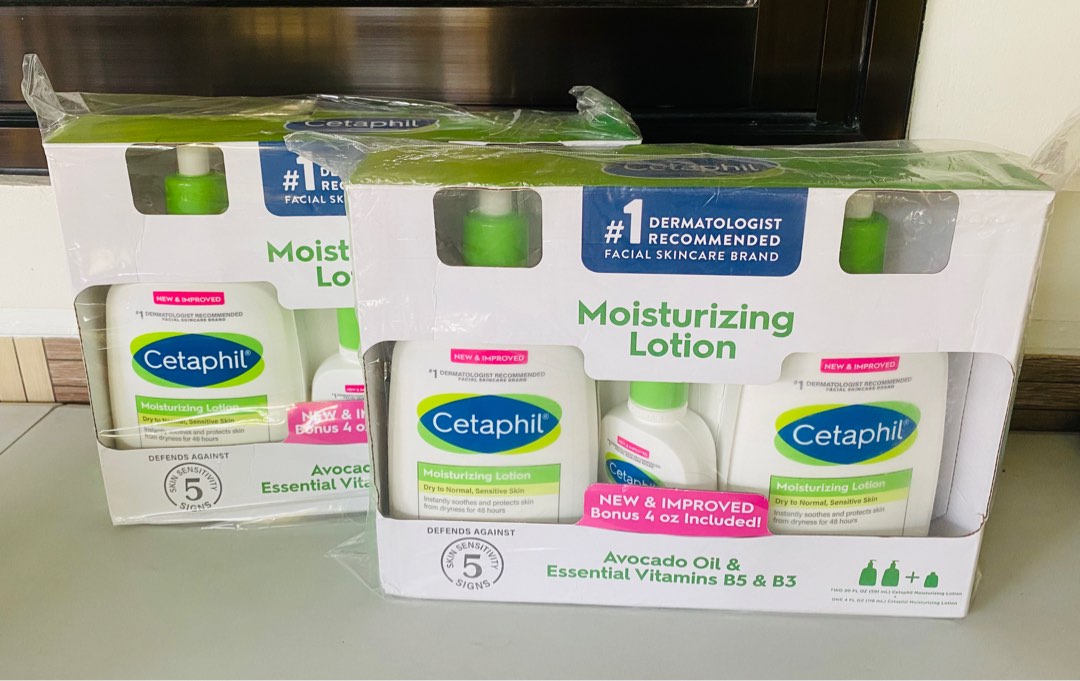 Cetaphil Lotion (set of 3), Beauty & Personal Care, Bath & Body, Body ...