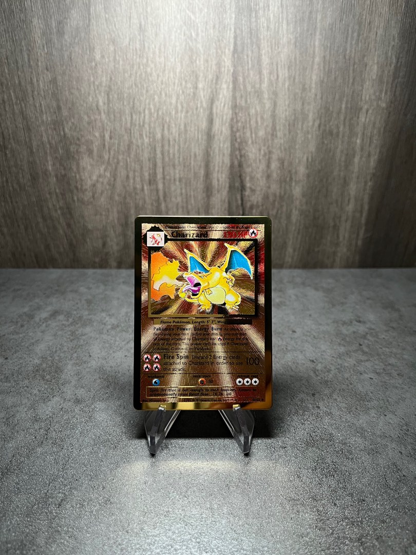 Charizard Metal UPC Promo Celebrations, Hobbies & Toys, Toys & Games on ...