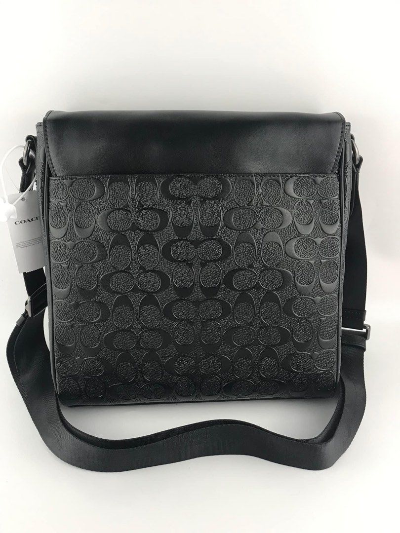 Coach houston map messenger, Men's Fashion, Bags, Sling Bags on Carousell