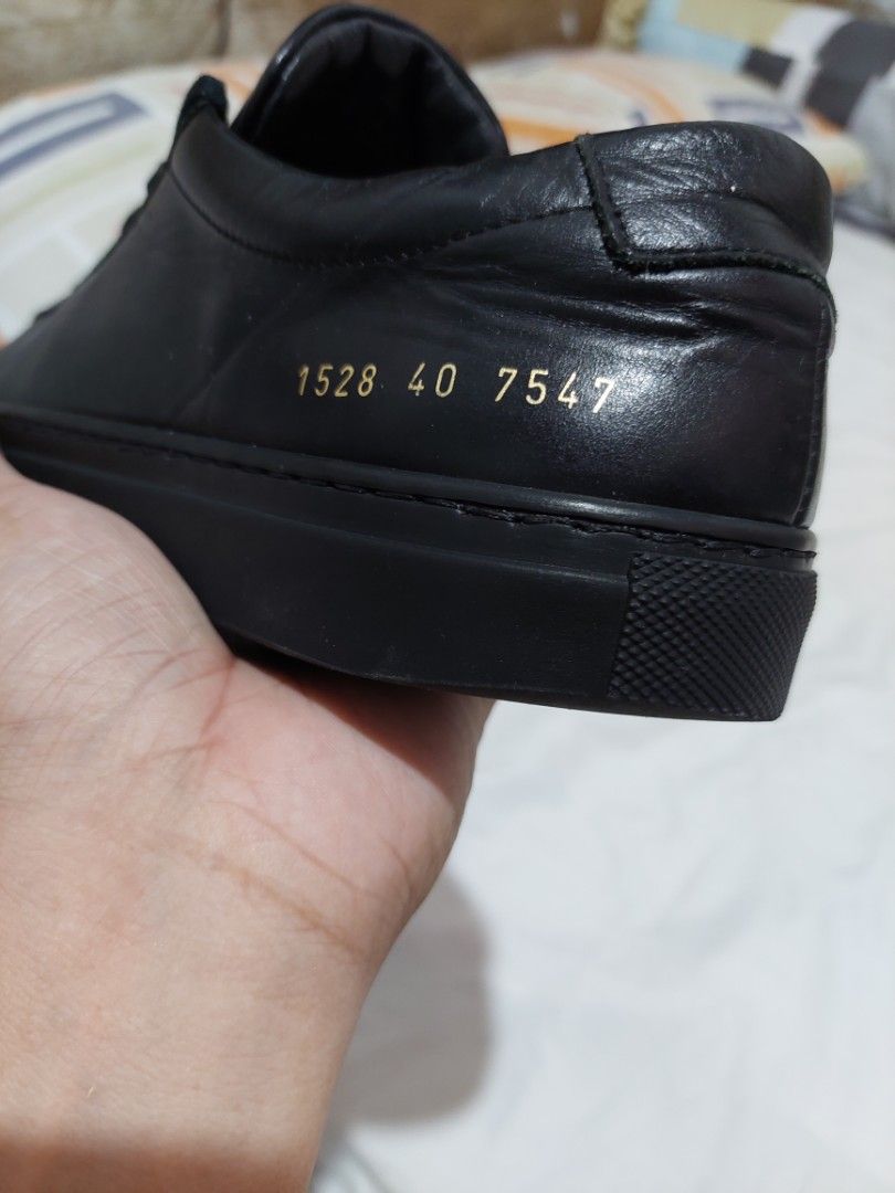 Common project achilles low triple black, Men's Fashion, Footwear ...