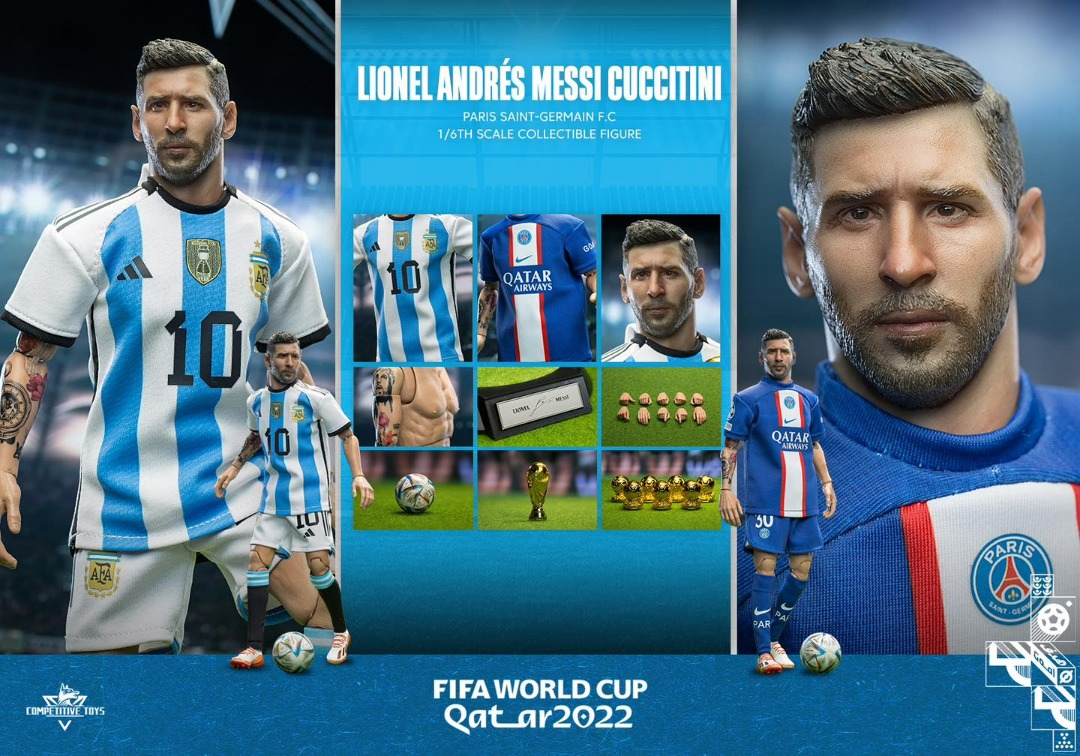Competitive Toys - Lionel Messi Action Figure (1/6), Hobbies & Toys ...
