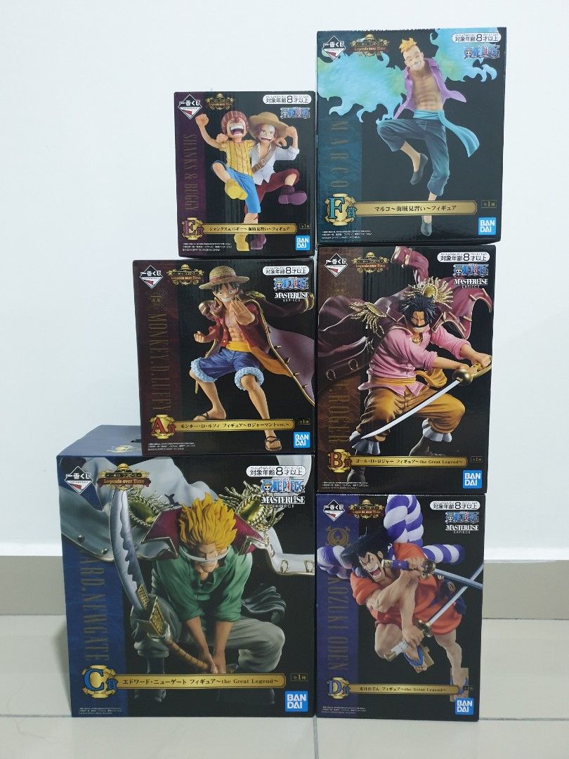 [COMPLETE SET] ICHIBAN KUJI ONE PIECE LEGENDS OVER TIME MASTERLISE ...