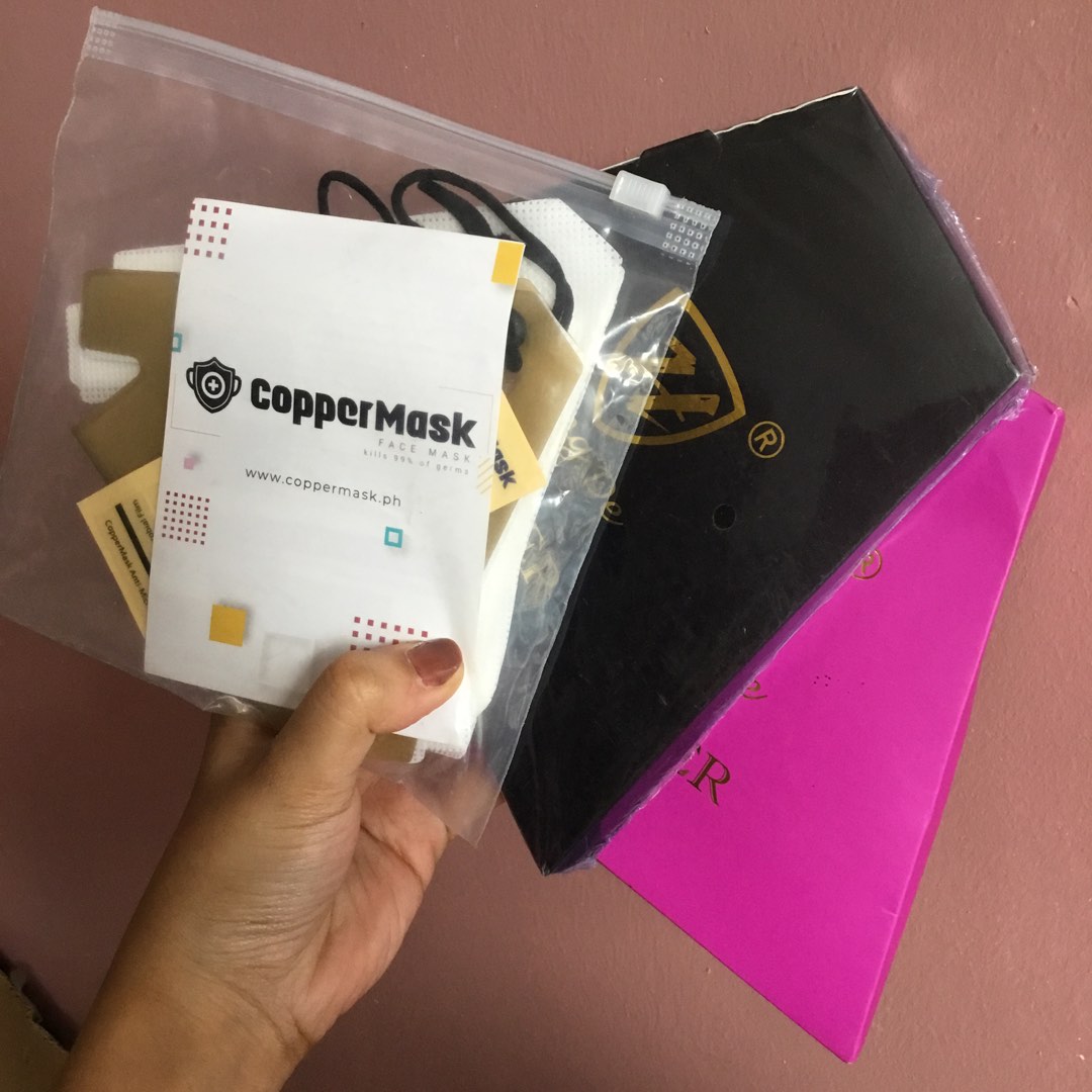 Copper mask, Health & Nutrition, Face Masks & Face Shields on Carousell