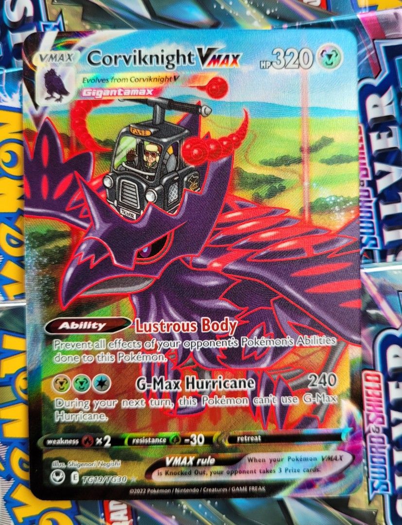 corviknight vmax CHR Silver Tempest, Hobbies & Toys, Toys & Games on ...