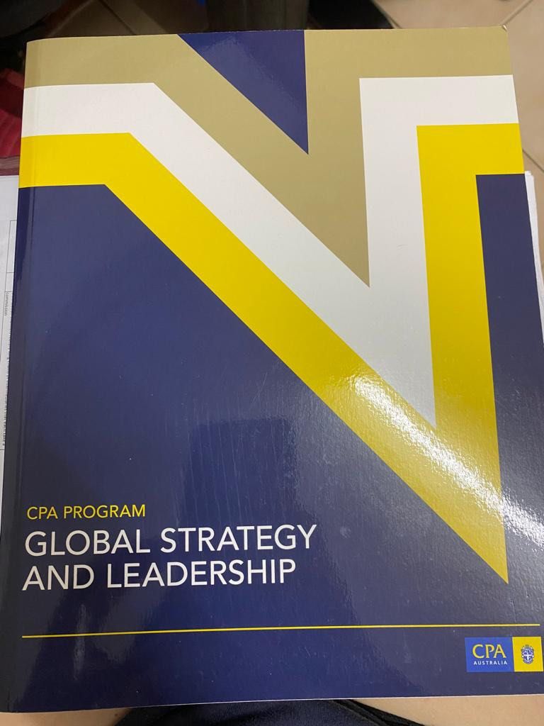 CPA GSL Global Strategy Leadership Textbook, Hobbies & Toys, Books & Magazines, Textbooks on ...