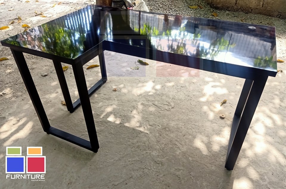 CUSTOMIZED L SHAPE TABLE/OFFICE TABLE MADE TO ORDER MESSAGE ME NOW ...