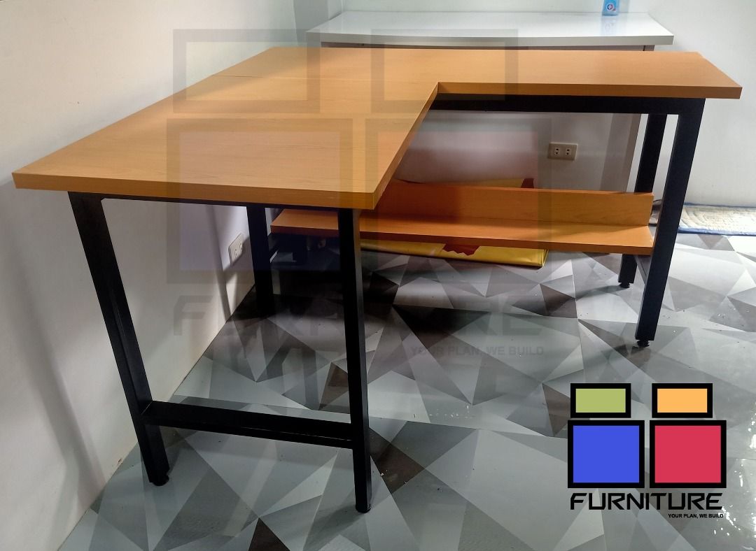 CUSTOMIZED L SHAPE TABLE/OFFICE TABLE MADE TO ORDER MESSAGE ME NOW ...