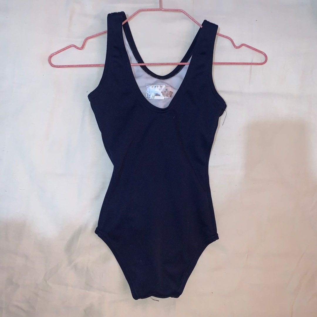 Dark Blue One Piece Swimsuit, Women's Fashion, Swimwear, Bikinis ...