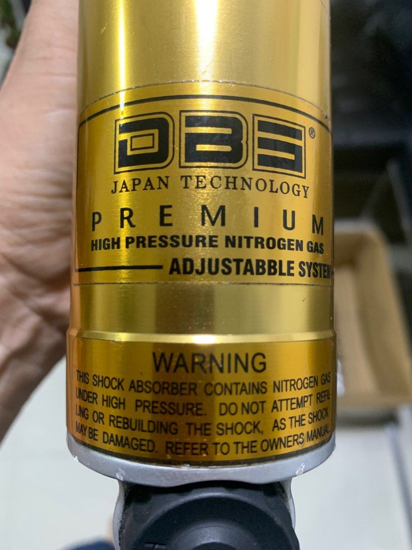 DBS Japan High Pressure Nitrogen Gas shock absorbers, Motorcycles, Motorcycle Accessories on ...