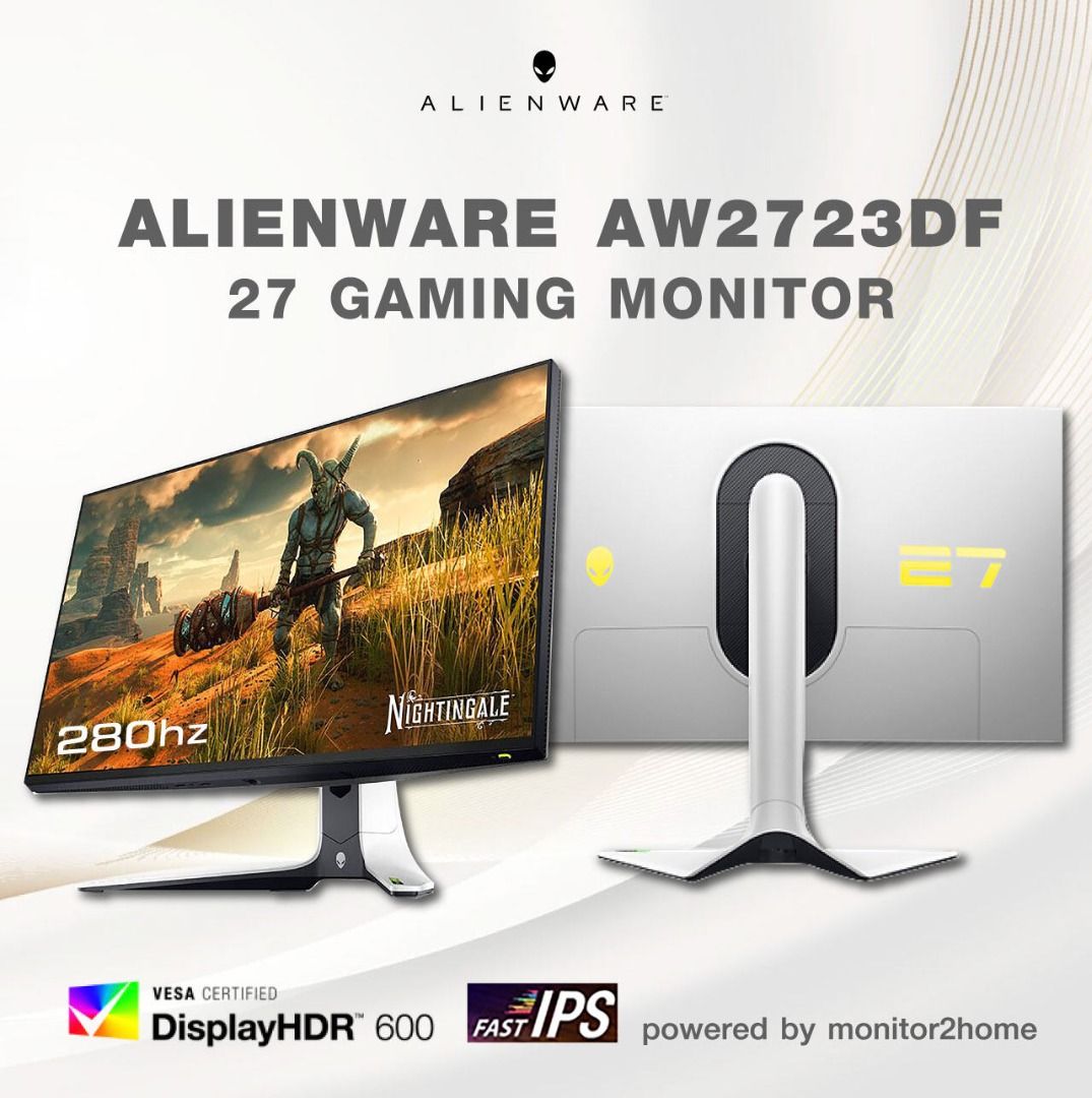 (instock) Dell Alienware AW2723DF - 280Hz IPS 27" Monitor, Computers ...