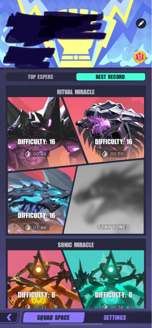 Dislyte point war 17 top tier account, Video Gaming, Video Games ...