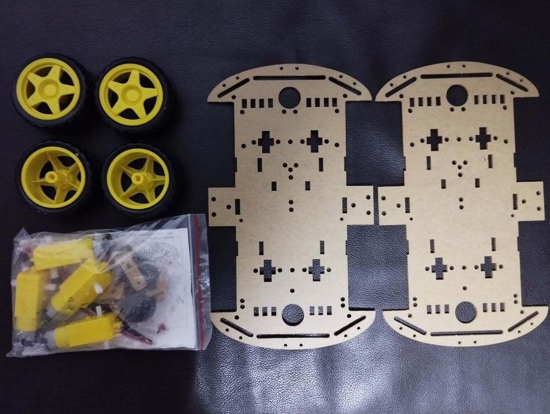 Diy Rc Car Chassis And Motors For Arduino Hobbies And Toys Toys And Games On Carousell