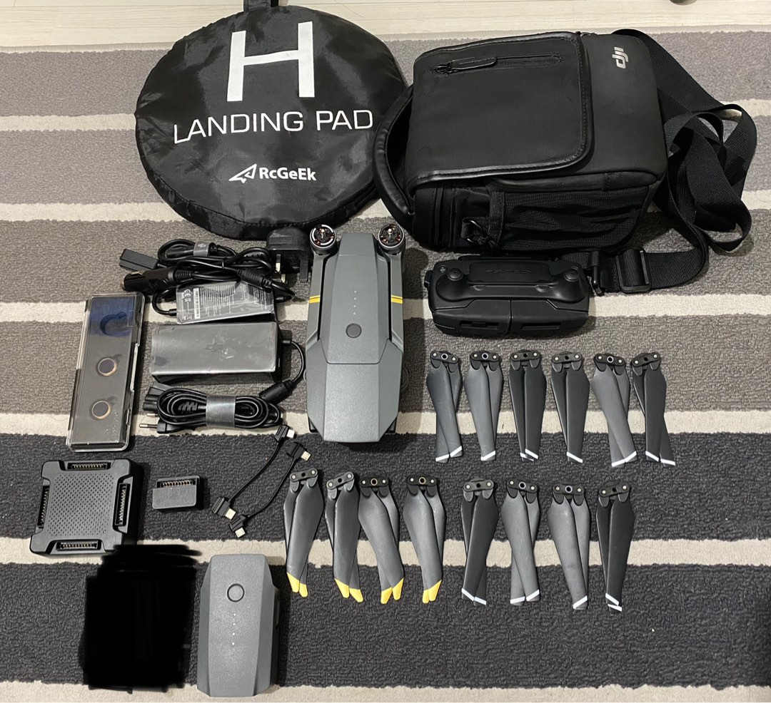 DJI Mavic Pro Fly More combo with polarising lenses, landing pad and ...