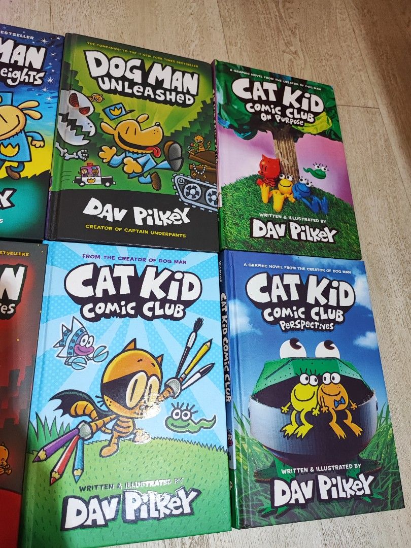 Dog Man & Cat Kid comics, Hobbies & Toys, Books & Magazines, Children's ...