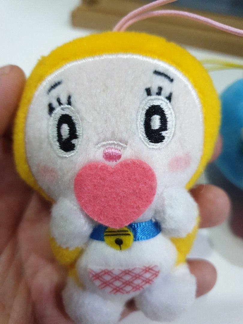 Doraemon and Dorami plush strap combo, Hobbies & Toys, Toys & Games on ...
