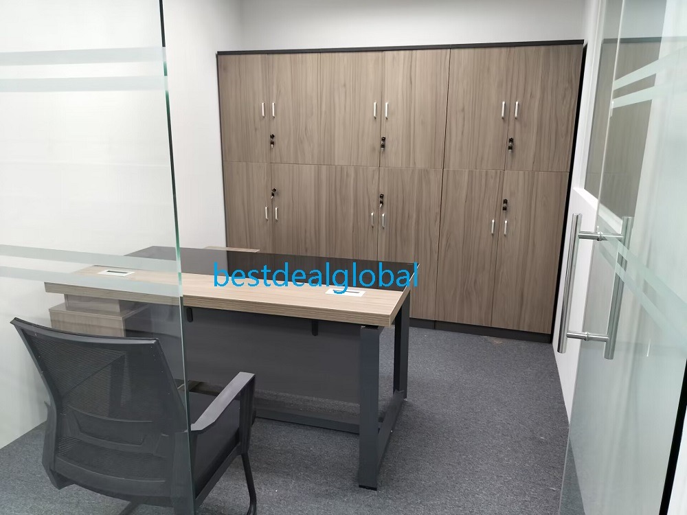 DT 017 Director Table w Swappable Cabinet/Executive Table Video Customize:Display /Document ...