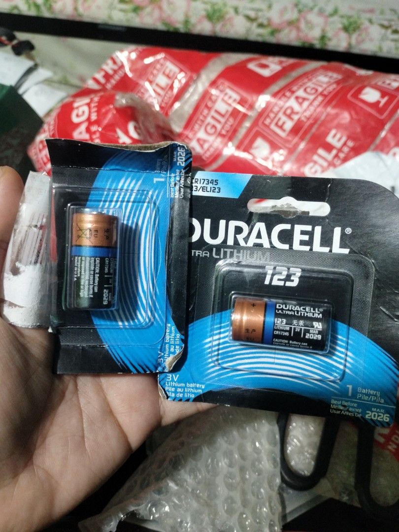 DURACELL ULTRA LITHIUM 123 CR123A BATTERIES, Photography, Photography ...