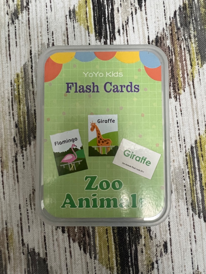 Early learning english educational flash cards for baby, Babies & Kids ...