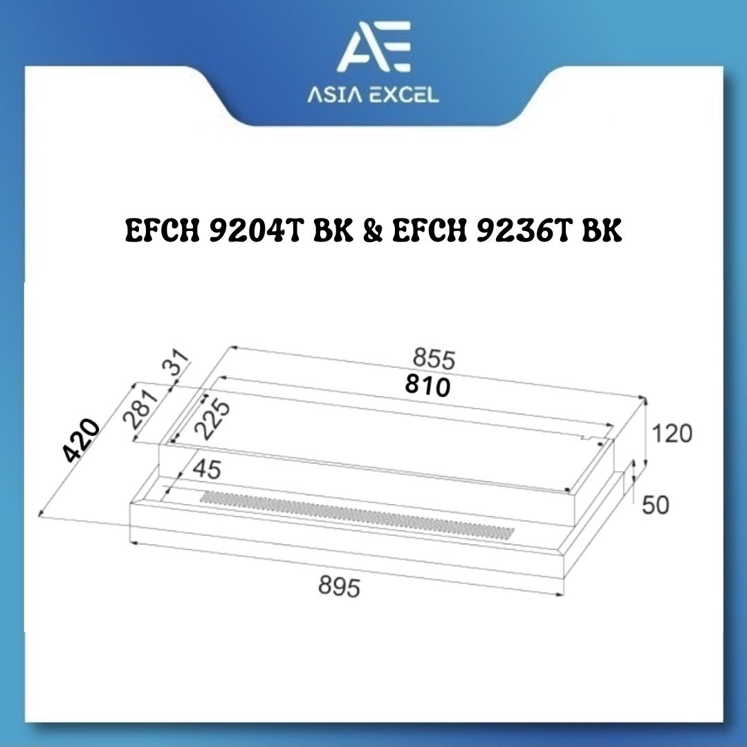 EF HB IV 2734A COMBINATION HOB INDUCTION & CERAMIC HOB + EFCH9204T ...