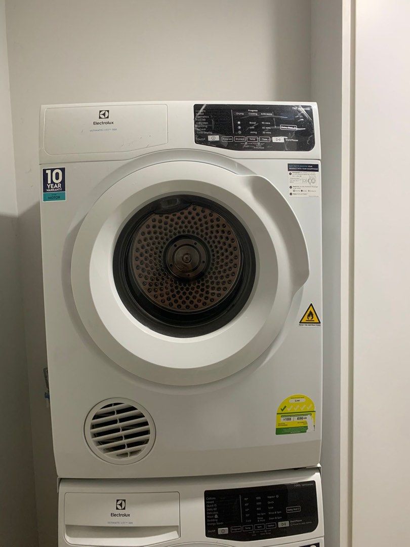 Electrolux Dryer w washing machine, TV & Home Appliances, Washing ...