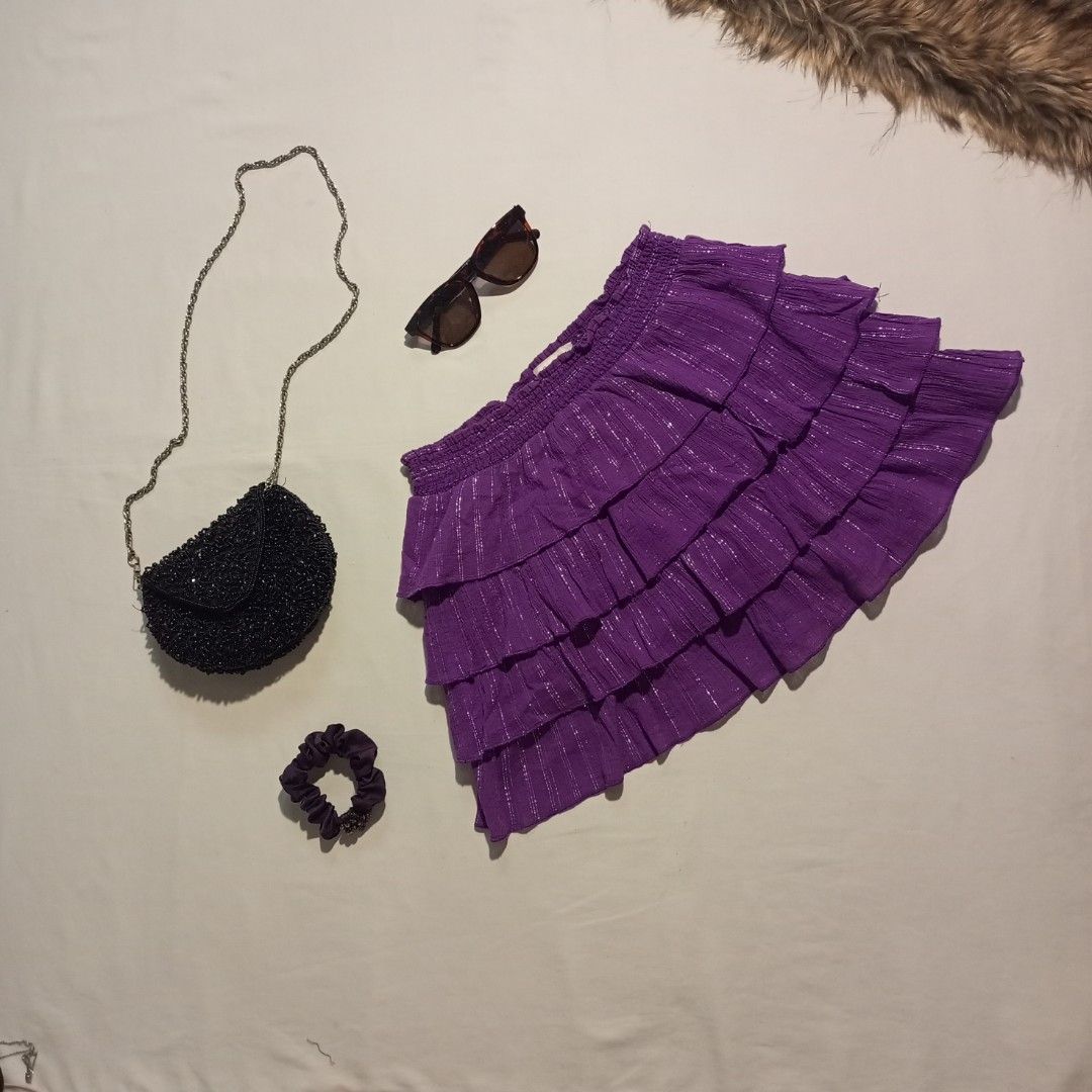 Est. 1989 Place Frilly Miniskirt, Women's Fashion, Bottoms, Skirts on ...