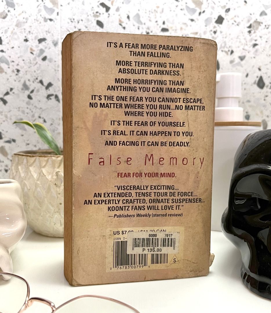 False Memory, Hobbies & Toys, Books & Magazines, Fiction & Non-Fiction ...