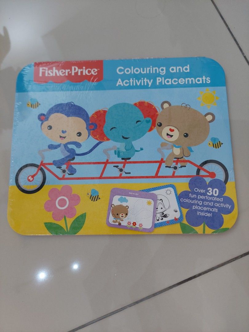 Fisher Price Coloring and Activity Placemats, Hobbies & Toys, Books ...