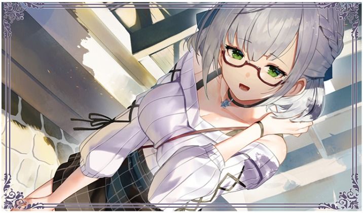 [Free Delivery] Hololive TCG Playmat/Mouse pad Uruha Rushia Usada ...