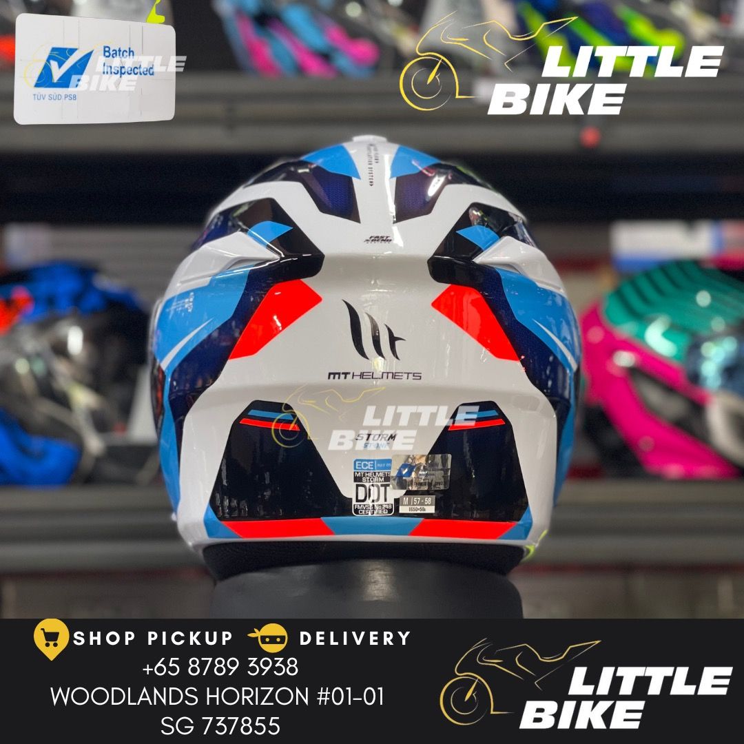 PSB APPROVED! FREE DELIVERY! MT Modular Helmets Storm SV ST-One C7 ...