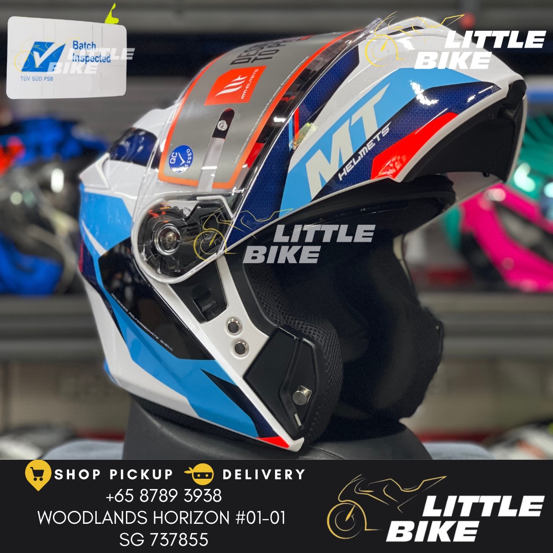 PSB APPROVED! FREE DELIVERY! MT Modular Helmets Storm SV ST-One C7 ...