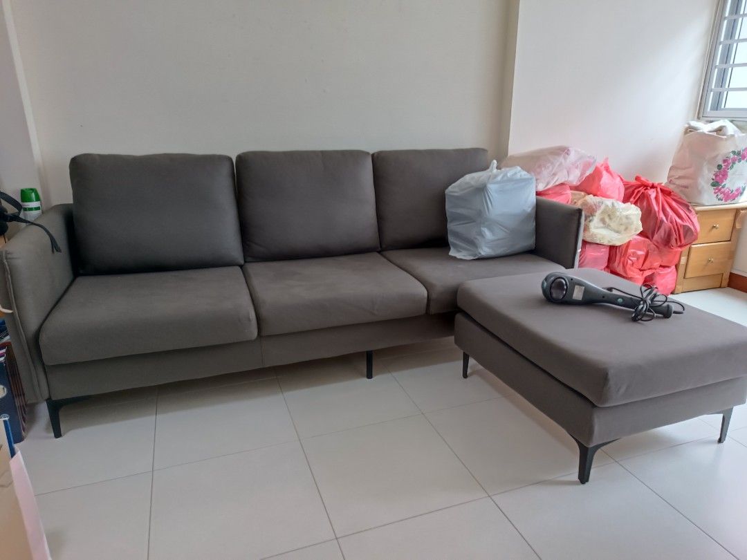 Fridge, washing machine, sofa, a single bed frame and a massager ...