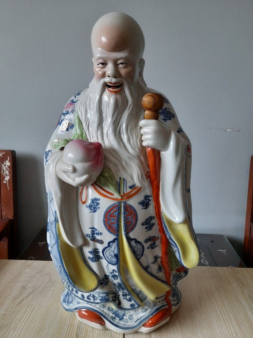 Fu Lu Shou Porcelain Figurines, Hobbies & Toys, Memorabilia ...