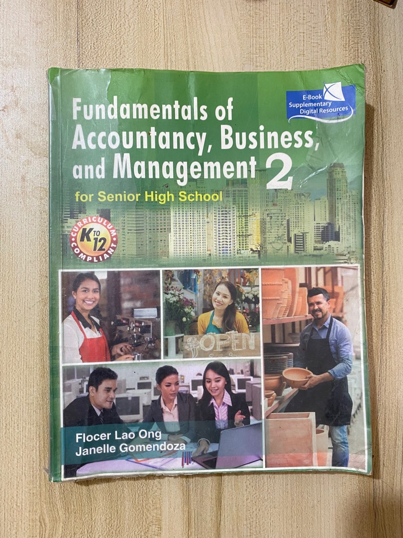Fundamentals of Accountancy, Business and Management 2 / FABM 2 ...
