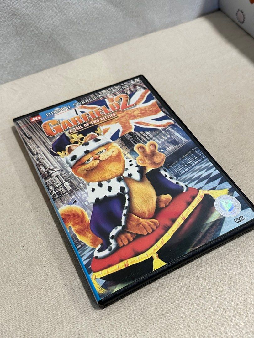Garfield 2 A tail of two kitties Original DVD, Hobbies & Toys, Music ...