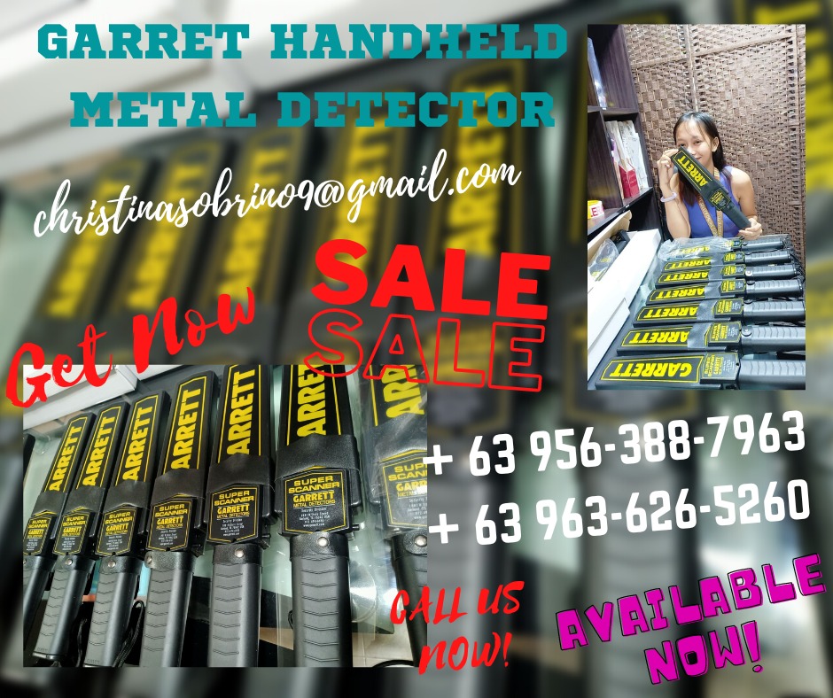 GARRET HANDHELD METAL DETECTOR Available Now, Commercial & Industrial ...