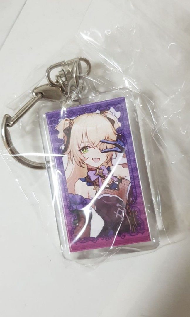 GENSHIN FISCHL GACHA KEYCHAIN, Hobbies & Toys, Memorabilia ...