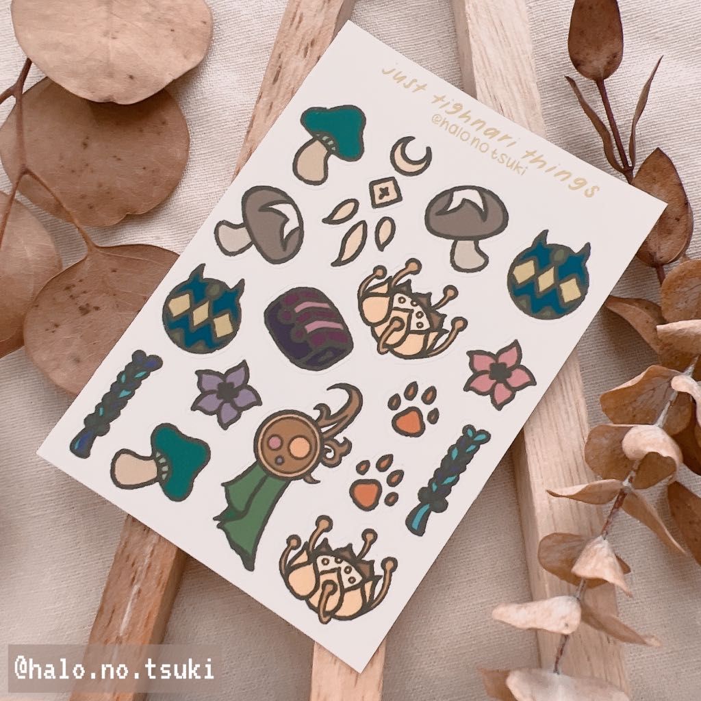 genshin impact | scaramouche tighnari cyno sticker sheets | journaling ...