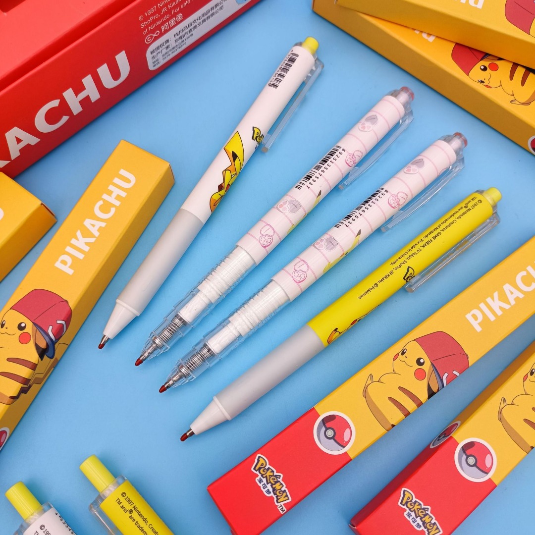 Genuine Original Pikachu Pen Pikachu Blind Box Pikachu Gel Pen 0.5mm ...