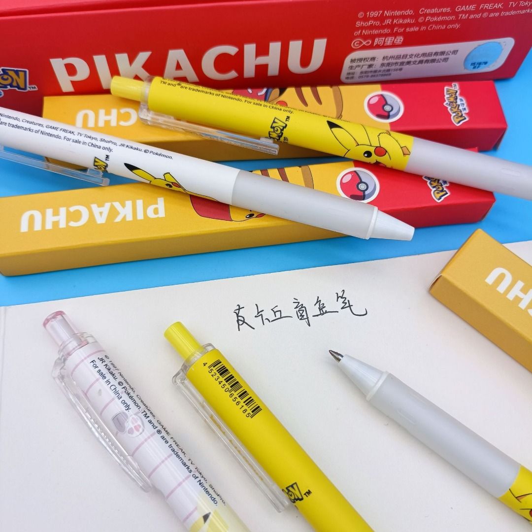 Genuine Original Pikachu Pen Pikachu Blind Box Pikachu Gel Pen 0.5mm ...