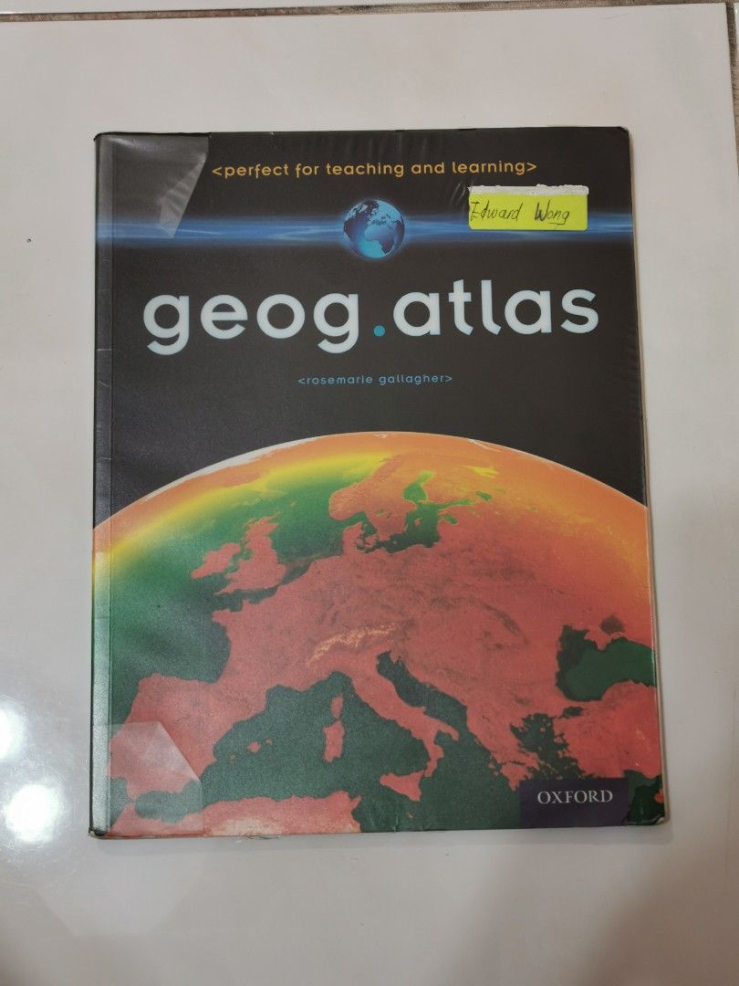 Geography Atlas, Hobbies & Toys, Books & Magazines, Textbooks on Carousell