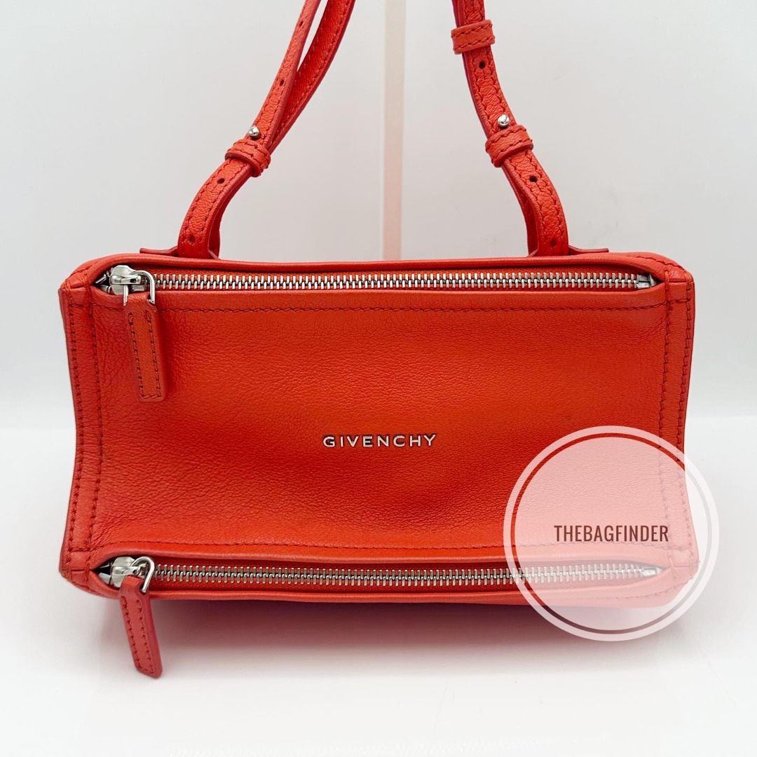 Givenchy Pandora Mini Red, Luxury, Bags & Wallets on Carousell