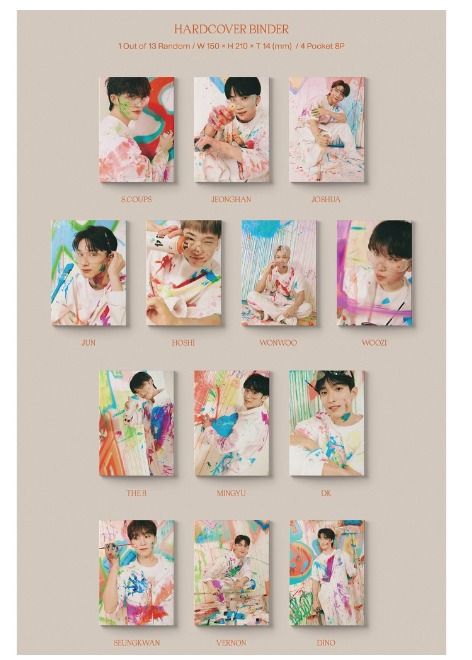 [G.O] SEVENTEEN SVT FACE THE SUN CARAT VER. scoups jeonghan joshua ...