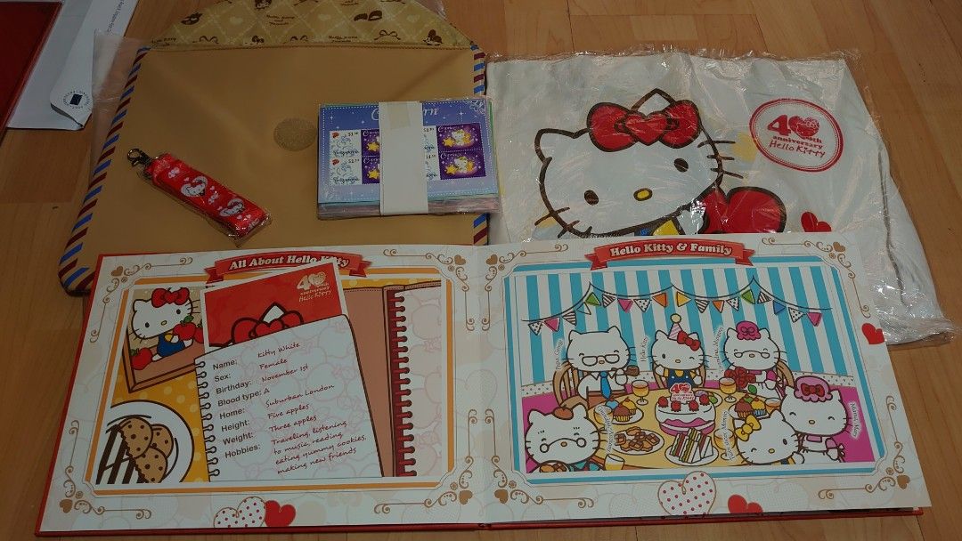 Hello Kitty - 40th Anniversary SingPost Collection, Hobbies & Toys ...
