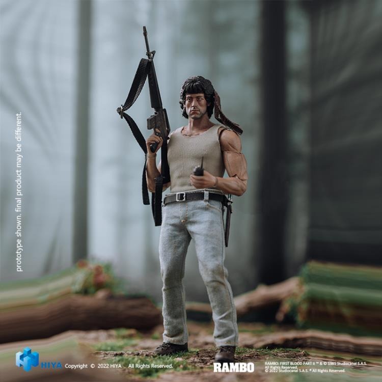 Hiya Toys First Blood Exquisite Super Series John Rambo 1/12 Scale PX ...