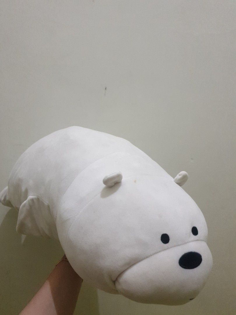Ice bear we bare bare bears MINISO 80cm, Toys & Collectibles, Mainan di ...